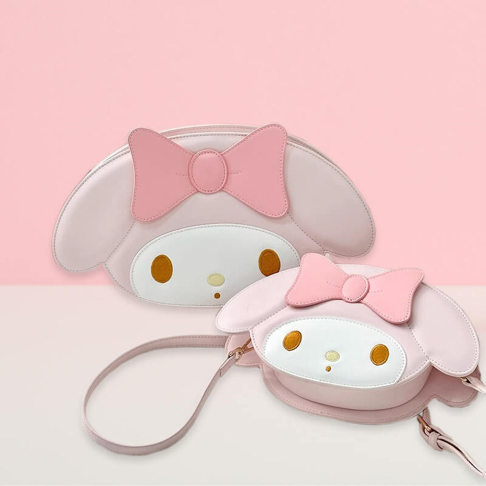My Melody Die-cut Face PU Bag – KawaiiEnvy