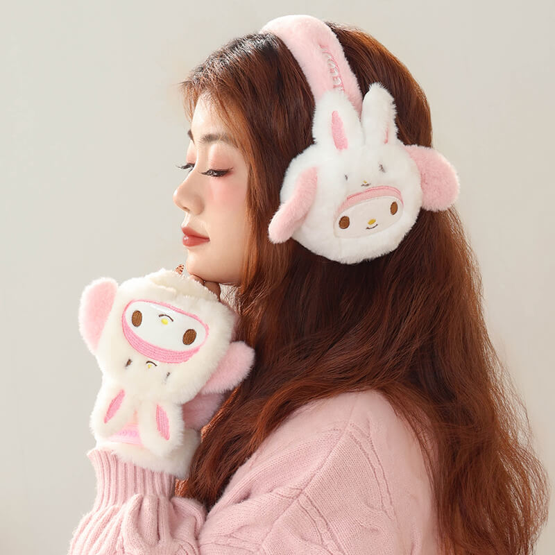 Sanrio Friend Plushie Flip Convertible Mittens – KawaiiEnvy