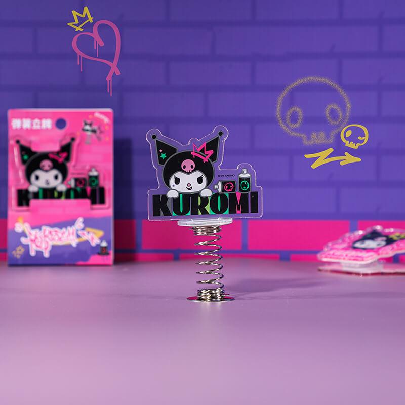 Sanrio Graffiti Series Kuromi Shake Spring Stand – KawaiiEnvy