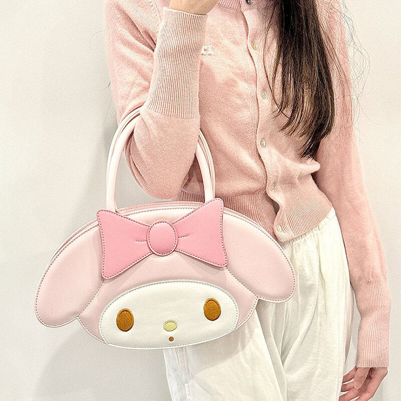 My Melody Die cut Face PU Bag KawaiiEnvy